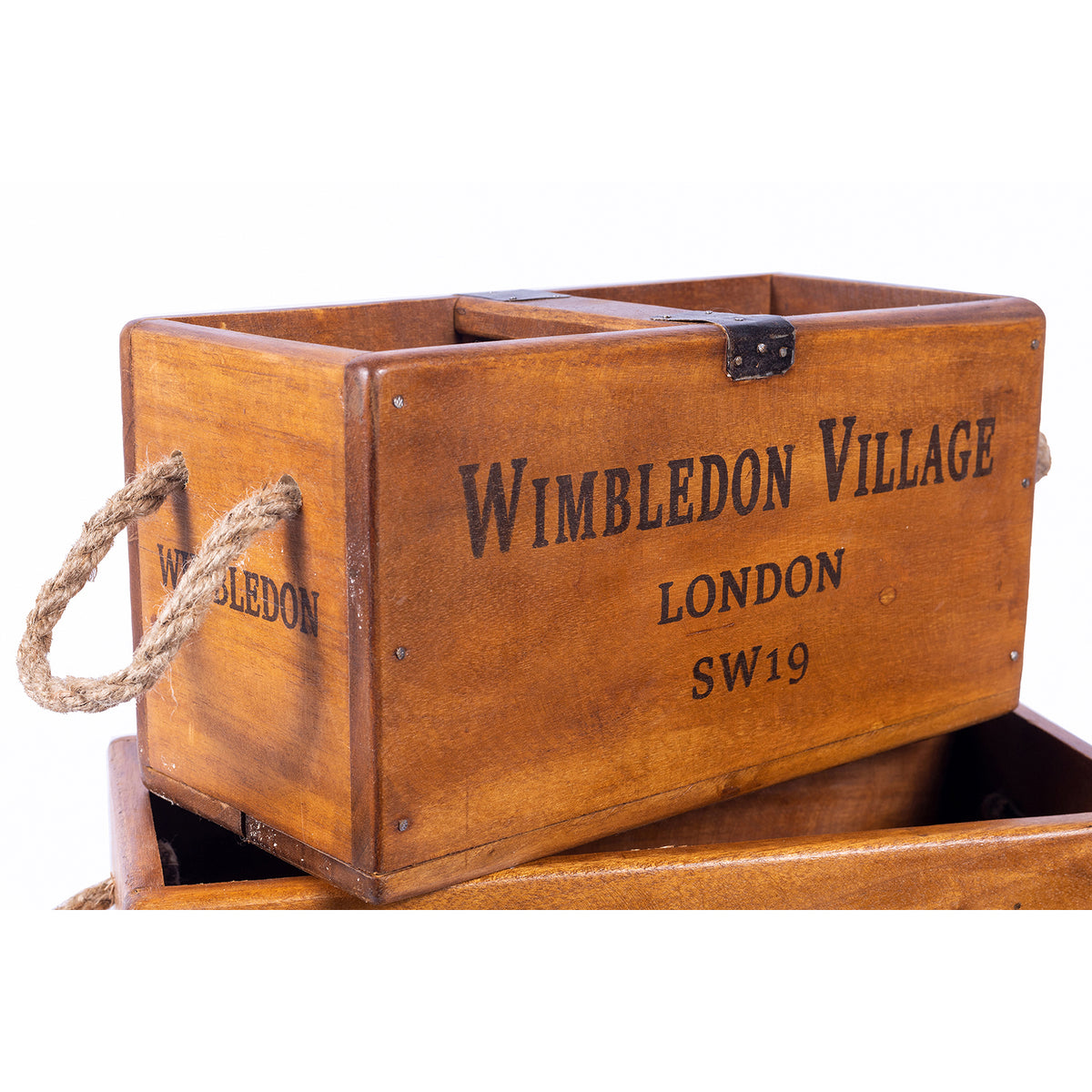 Set of 3 Nesting Rectangular Fish Boxes - Wimbledon Village – Sarru Home