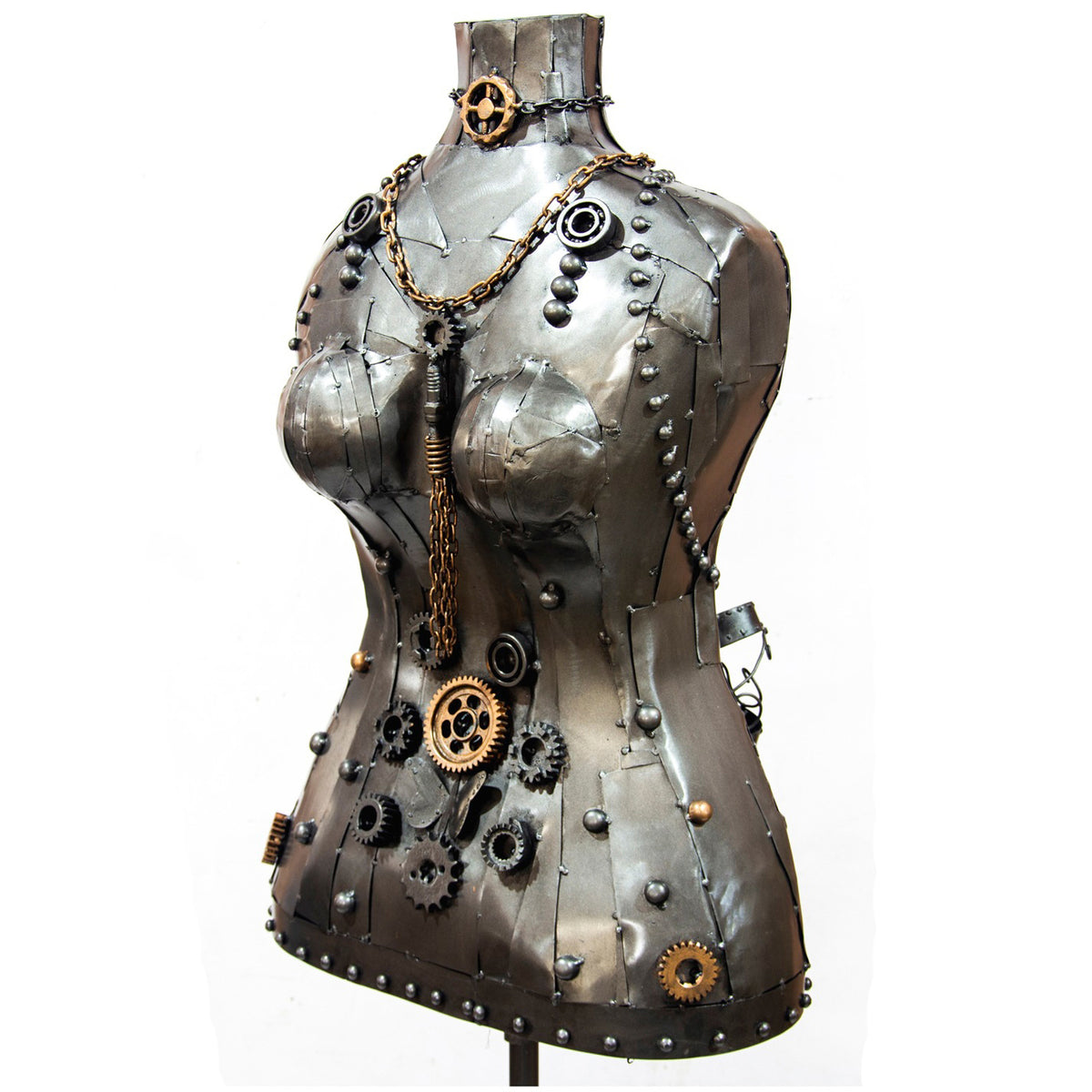 Steam Punk Dummy Bust Stand – Sarru Home